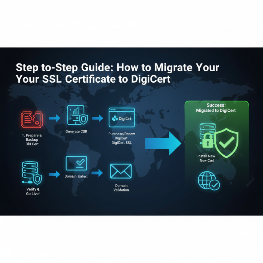 Easily Migrate Your SSL Certificate to DigiCert - SSL Malaysia